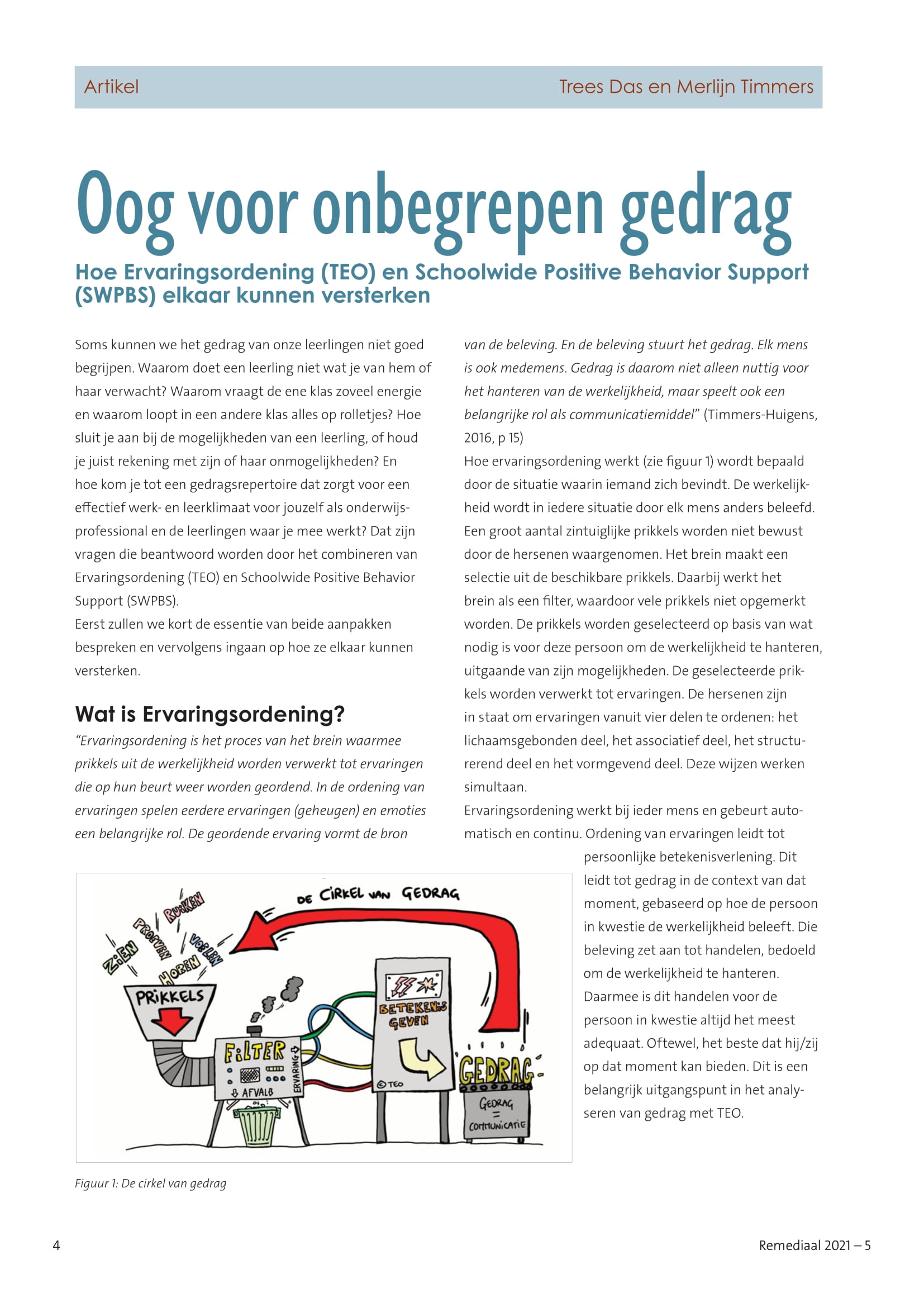 Oog voor onbegrepen gedrag - Remediaal Digitaal